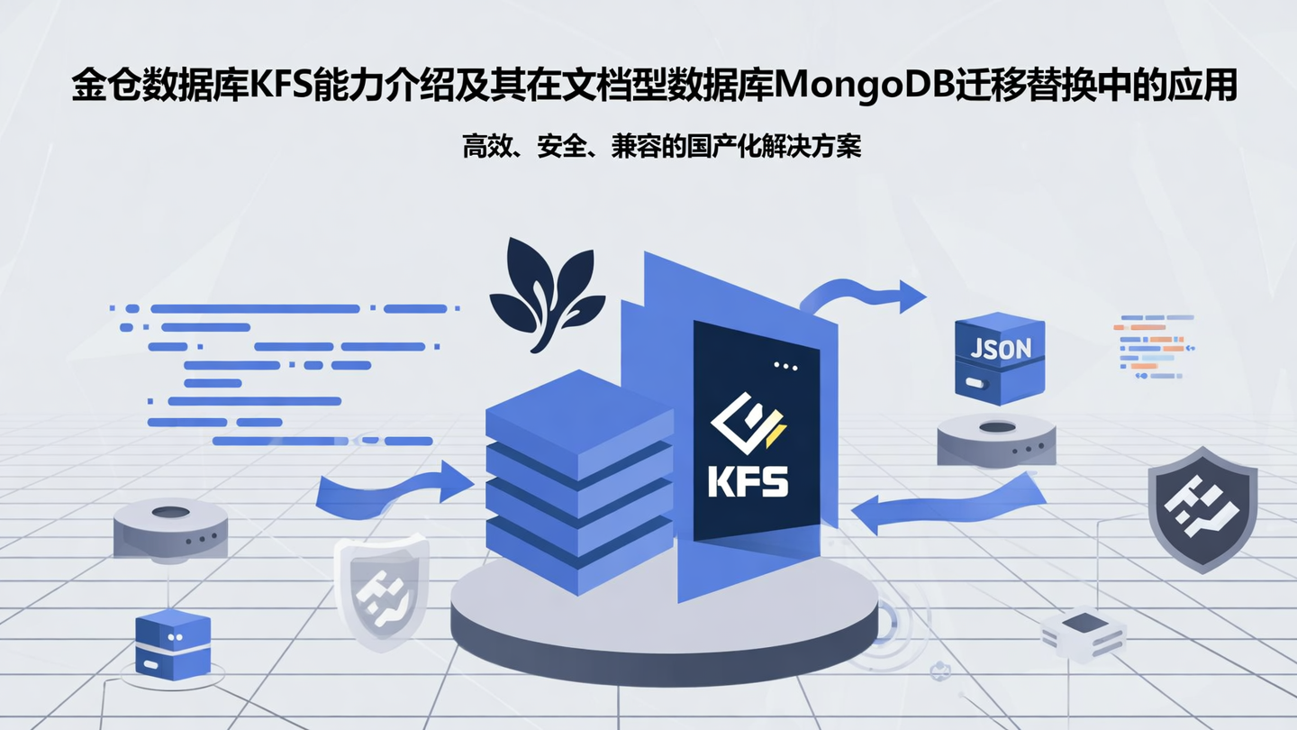 金仓数据库KFS能力介绍及其在文档型数据库MongoDB迁移替换中的应用-CSDN博客