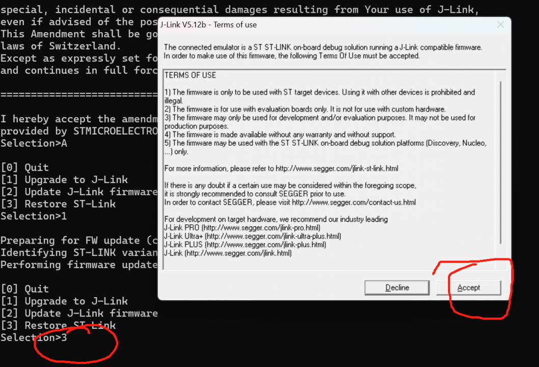 【STM32C092RC 测评】神器的工具——将STM32C092的板载STlink刷成正版Jlink_stlink 烧录成jlink-CSDN博客