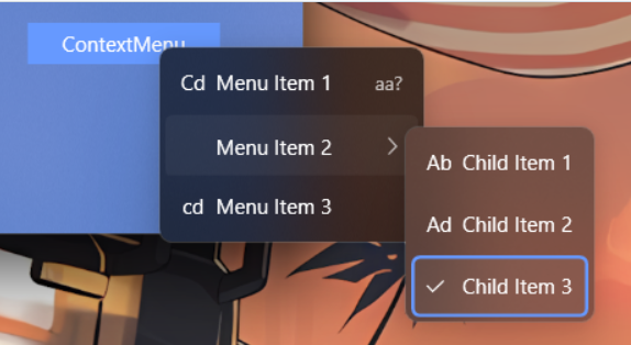 WPF 为 ContextMenu 使用 Fluent 风格的亚克力材质特效-CSDN博客