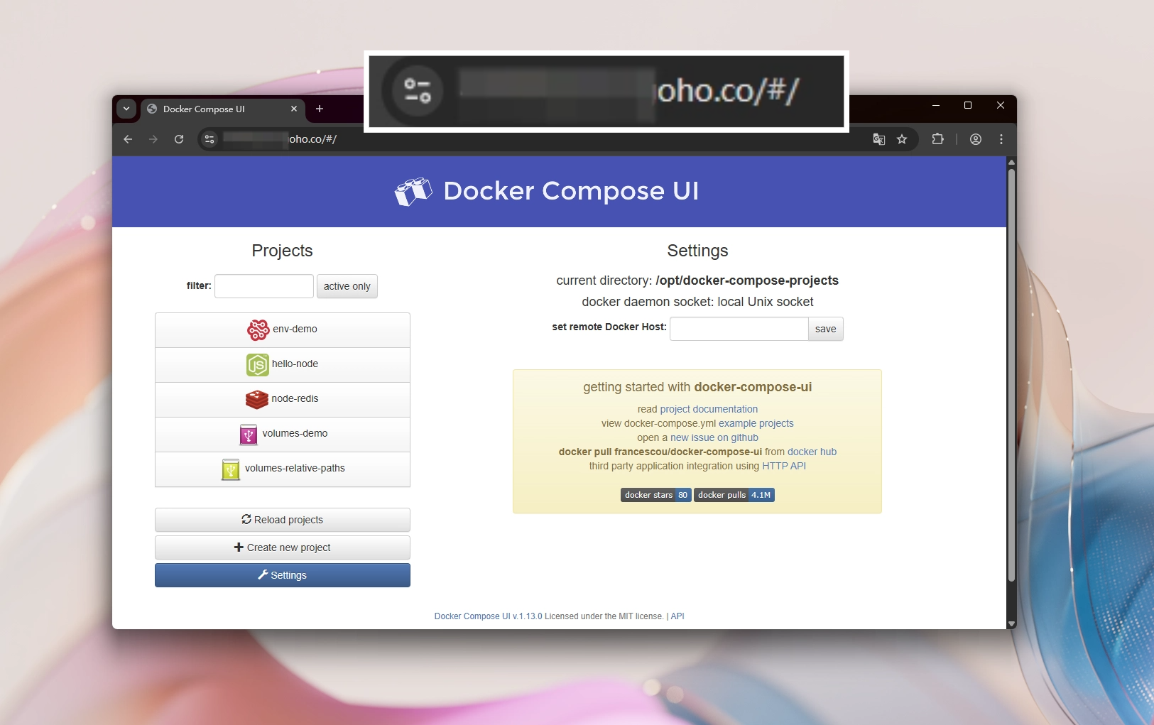 Docker Compose UI远程访问教程：结合贝锐花生壳实现内网穿透_docker compose远程桌面-CSDN博客