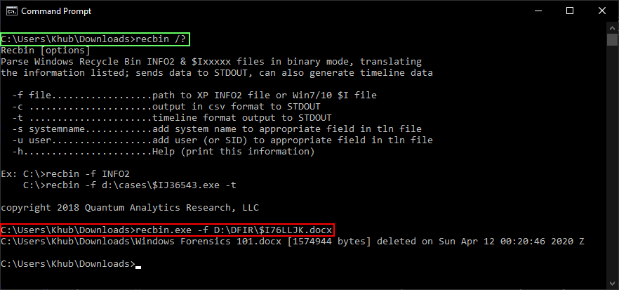 6 Windows取证之File Knowledge_ftk查看回收站-CSDN博客