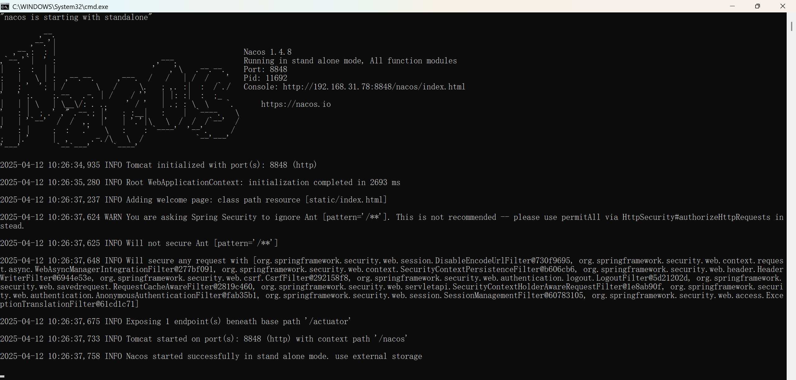 Nacos 在 Windows 上的安装与配置详解_nacos windows安装-CSDN博客