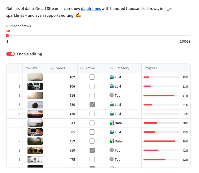 低代码Streamlit，16个使用案例(内含源码)，不会前端也可以搭建酷炫的页面_streamlit 案例-CSDN博客