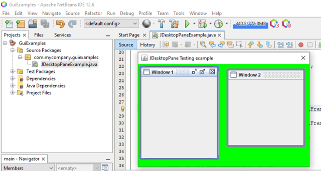 JDeskTopPane and JInternalFrame in java with Example using NetBeans-CSDN博客