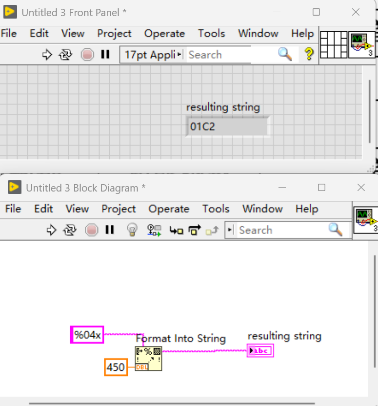 LabVIEW 中 Format Into String 函数的十六进制格式化转换_labview中哪个是格式化写入字符串-CSDN博客