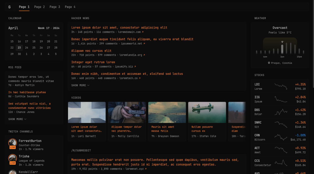 狂揽 20.8k 星！下一代信息整合神器，诞生了！_glance github-CSDN博客