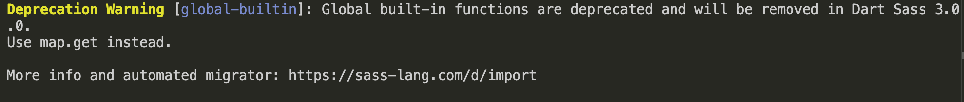 记录项目sass升级(告警)_sass map-get语法升级了-CSDN博客