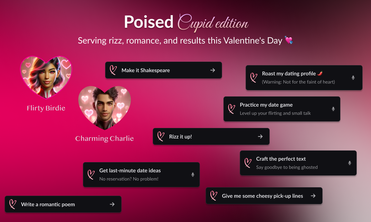 为了让约会不再尴尬，我开发了一款可以提升你情感表达的AI助手——Poised Cupid！-CSDN博客