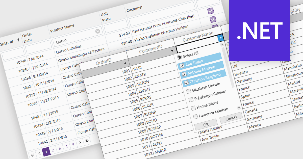通过直观过滤功能更快查找网格数据-Wisej.NET DataGridView-CSDN博客