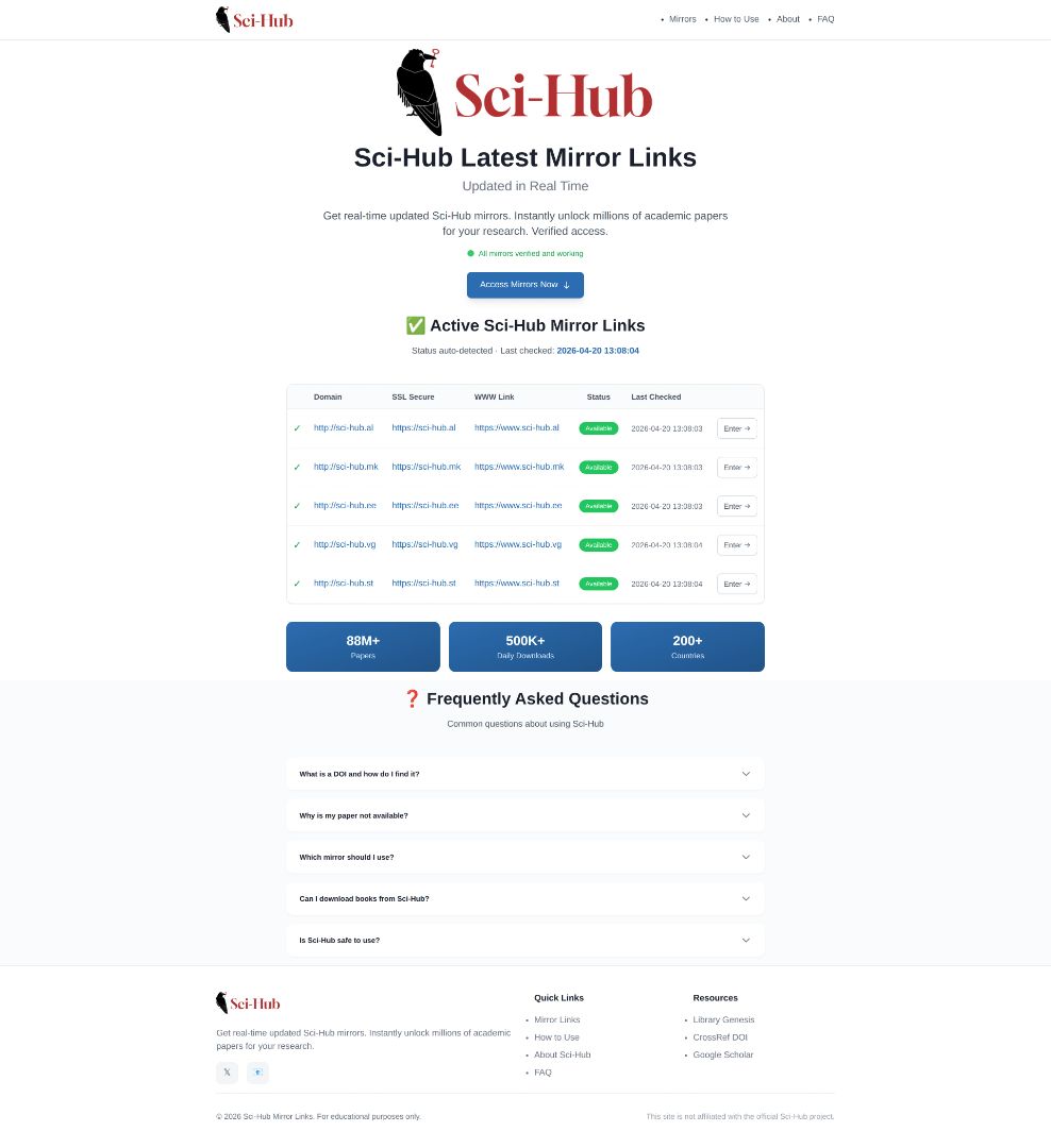 Sci-Hub官网入口最新汇总-CSDN博客