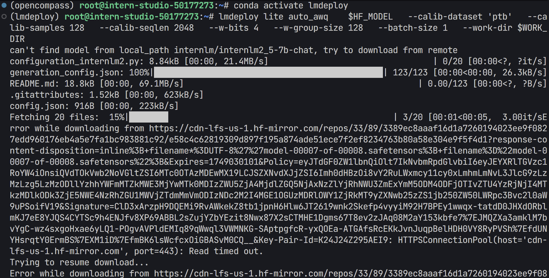 书生大模型第五期-L1G3-LMDeploy 课程实践过程记录-CSDN博客