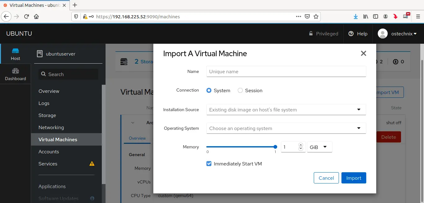 使用 Cockpit Web 控制台管理 KVM 虚拟机-CSDN博客