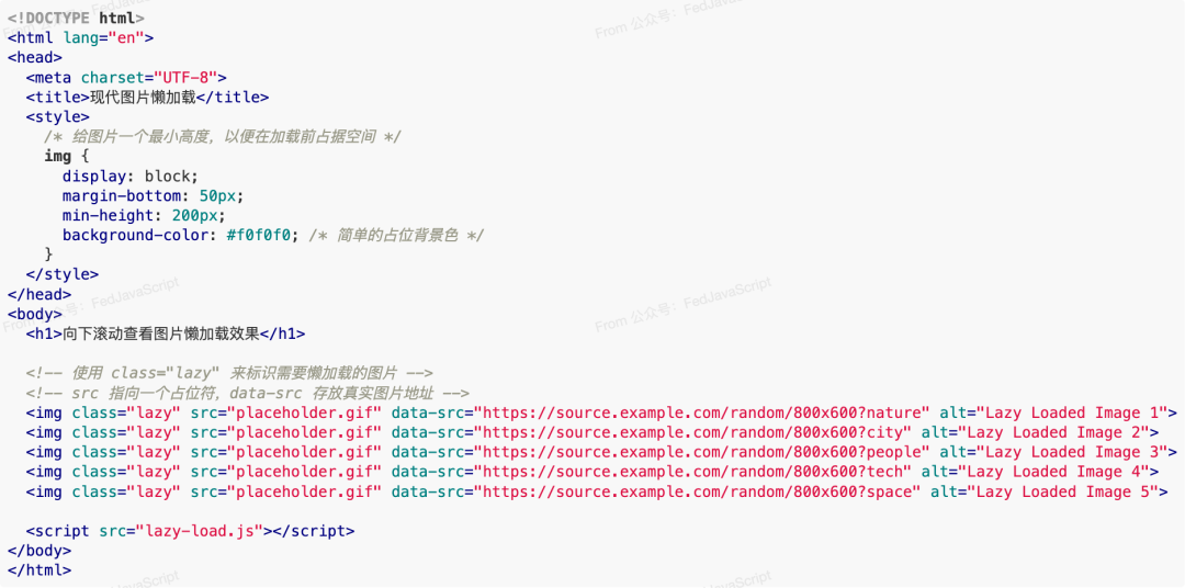 10 行 JavaScript 代码，实现图片懒加载_图片懒加载如何写代码-CSDN博客