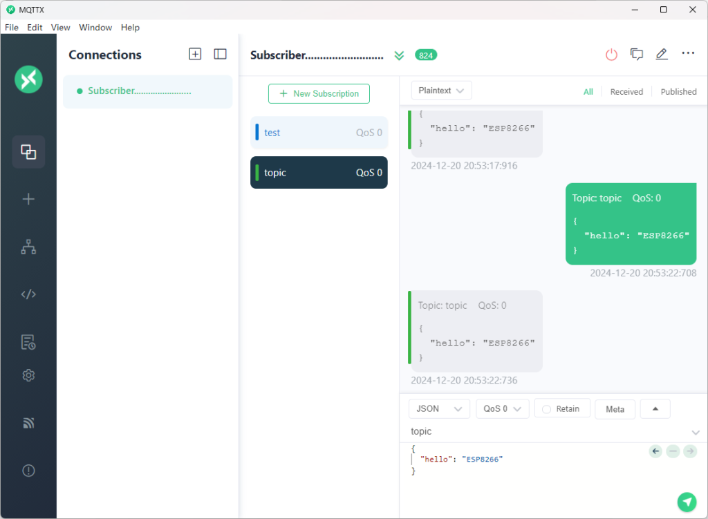 使用ESP8266连接MQTT服务器！快速学习ESP8266各功能！万字长文内含示例代码（下）_esp8266 mqtt-CSDN博客