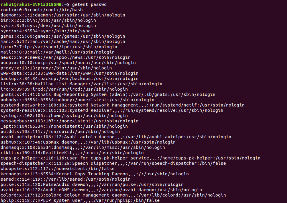 getent command in Linux with examples-CSDN博客