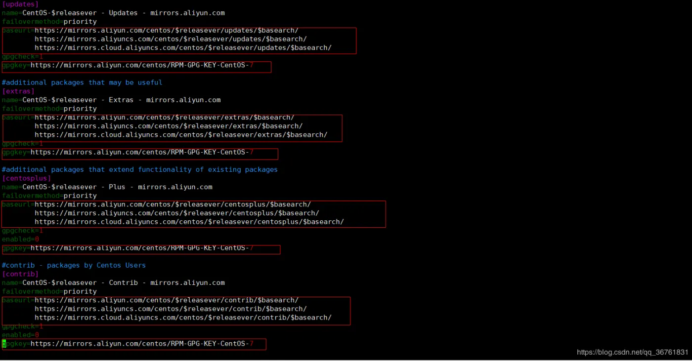 CentOS 7- 配置阿里镜像源_centos7阿里云镜像源-CSDN博客