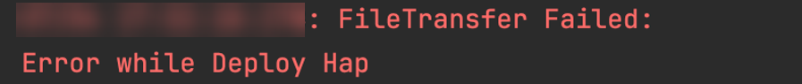 鸿蒙NEXT版实战开发：DevEco Studio安装HAP时报错“FileTransfer Failed: Error while ...