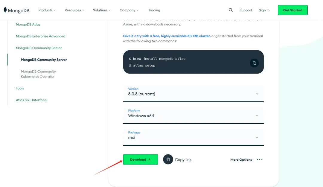 MongoDB从入门到实战之Windows快速安装MongoDB-CSDN博客