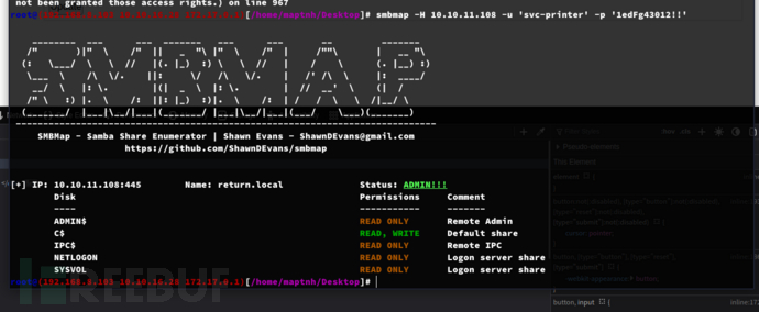 [Meachines] [Easy] Return HTB Printer+Server Operators sc.exe VSS权限提升_htb return-CSDN博客