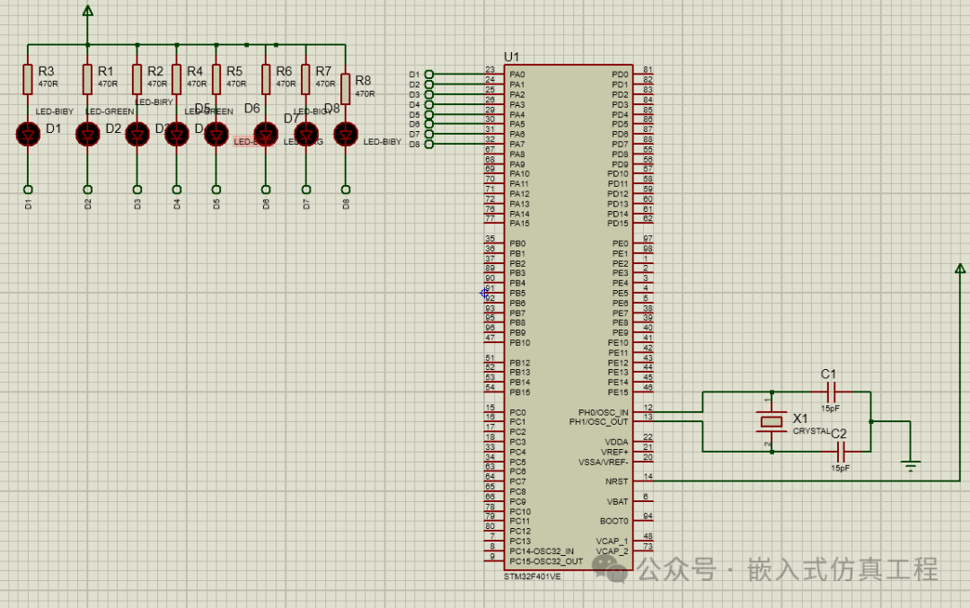 proteus仿真STM32的GPIO-CSDN博客