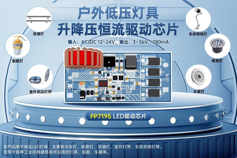 超宽压驱动革命！FP7195解锁LED照明全域自由-CSDN博客