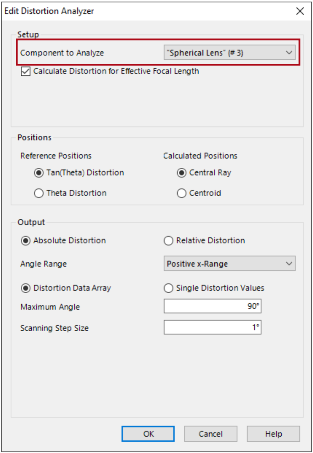 VirtualLab Fusion应用：畸变分析仪_f-theta畸变-CSDN博客