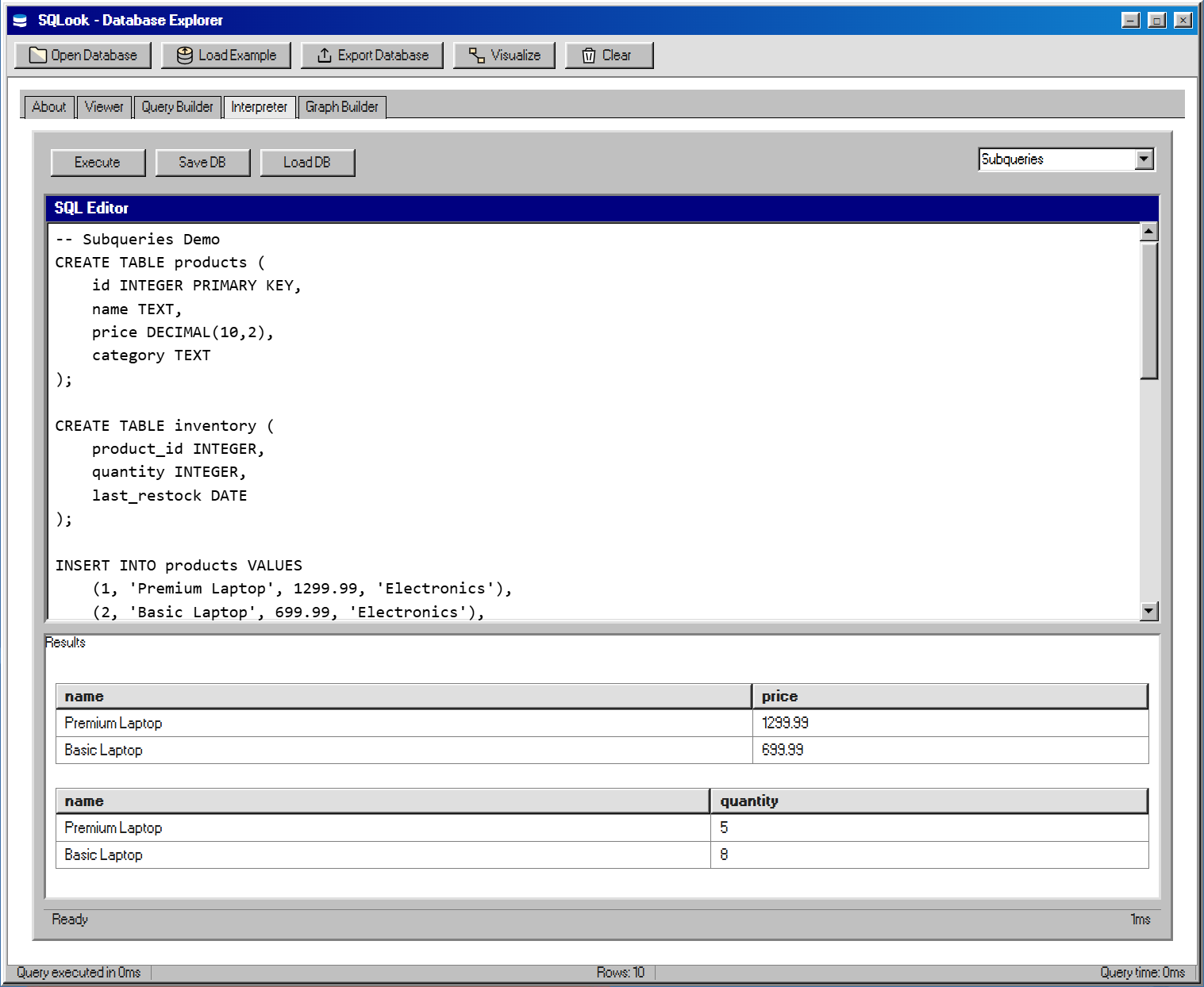 SQLook：一个充满复古风格的在线SQLite管理工具_在线sqllite-CSDN博客