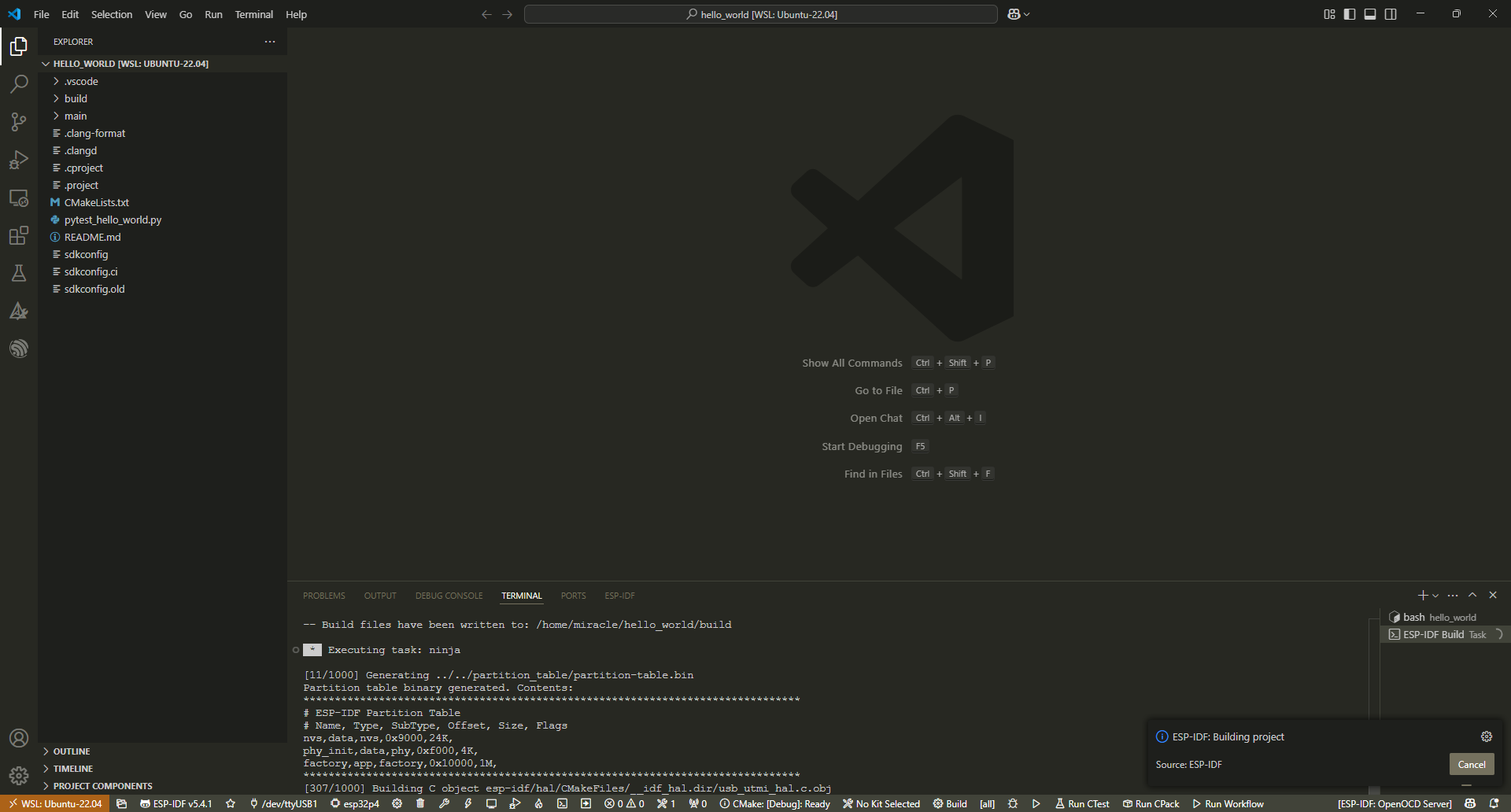 【嵌入式】WSL+Vscode安装ESP32-IDF开发环境-以S2为例_wsl+ubuntu+vscode esp-idf开发环境安装-CSDN博客