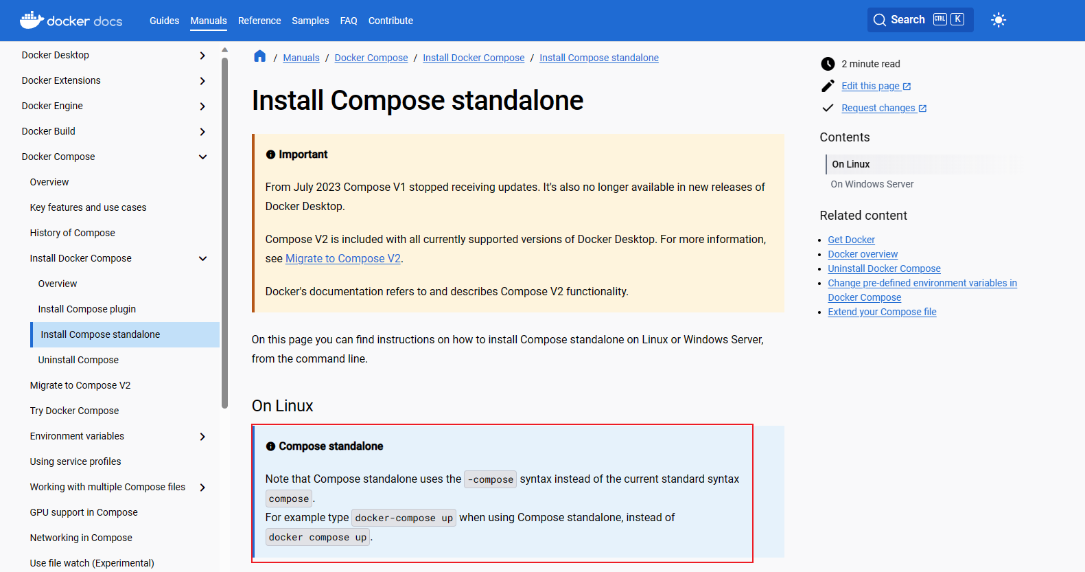 dockler-compose和 docker compose 区别_docker compose 和docker-compose-CSDN博客