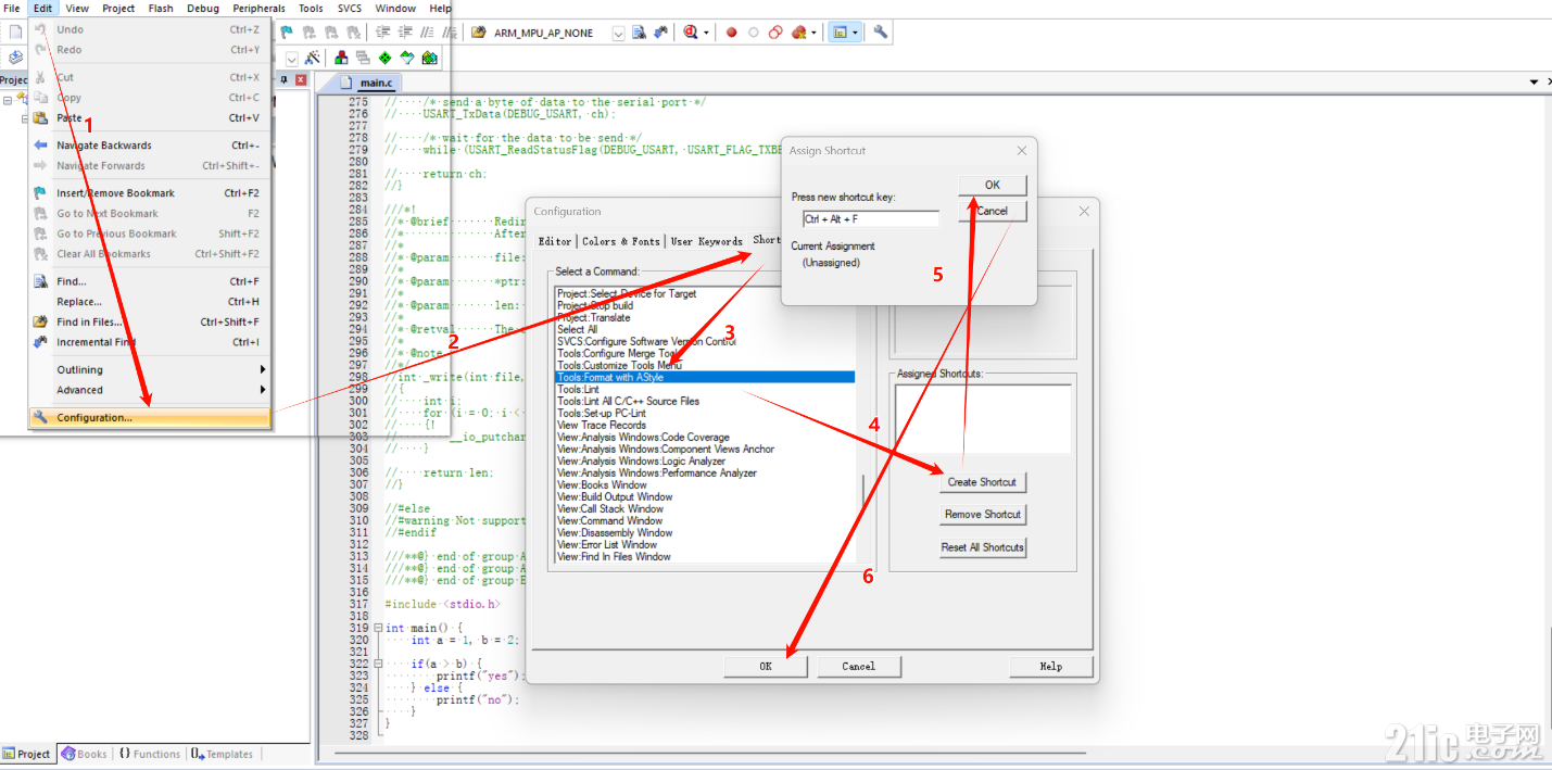 使用 AStyle 在 Keil 中进行代码格式化：从手动调整到一键美化_keil astyle-CSDN博客
