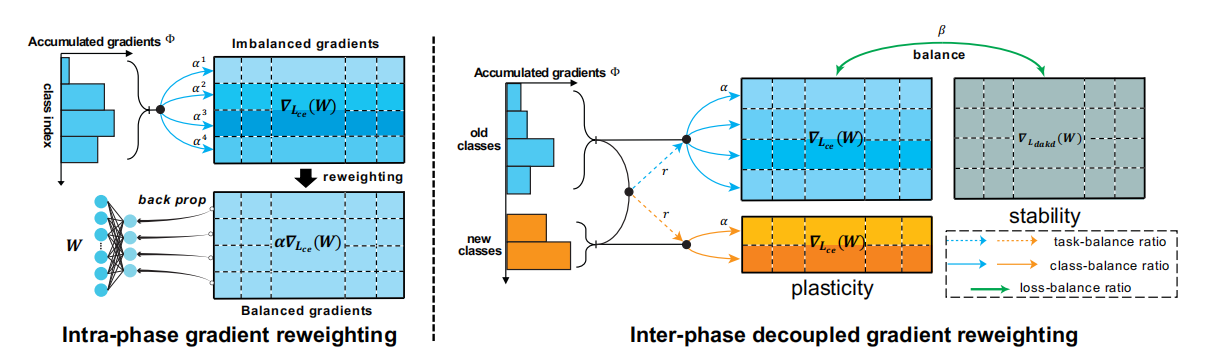 【连续学习之GR算法】2024CVPR顶会论文：Gradient Reweighting Towards Imbalanced Class ...