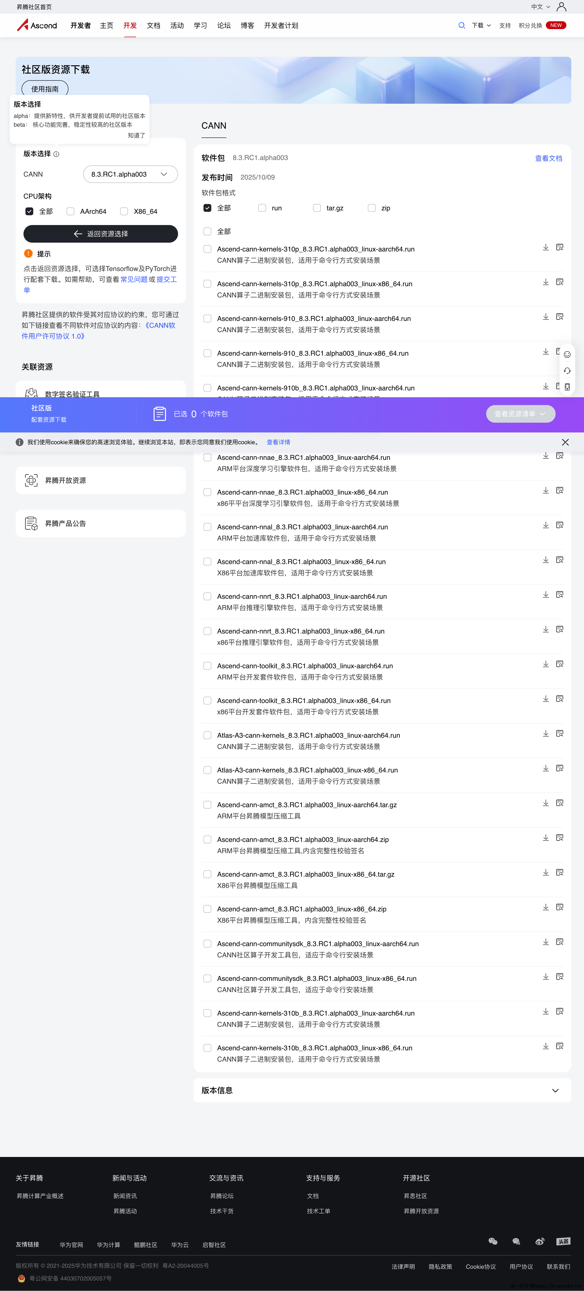 搭建第一个CANN开发环境：避坑指南_ascend-cann-kernels-910b 8.0.rc1 linux.run 下载-CSDN博客