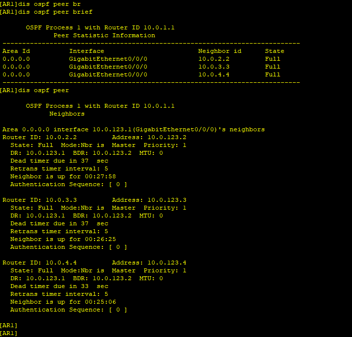 HCIP-Datacom-Core 1.3实验 OSPF 的邻接关系和 LSA-CSDN博客