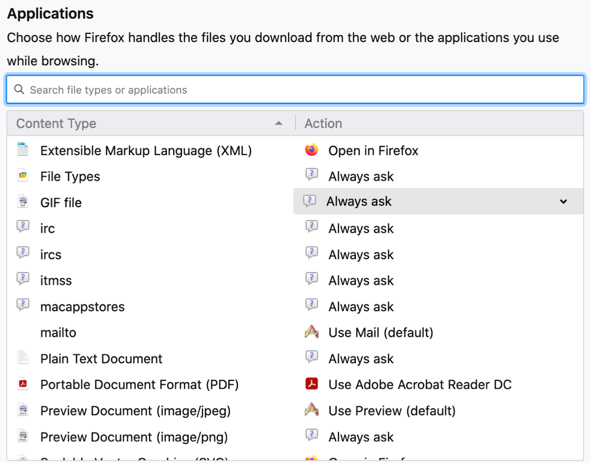 How to change the default apps for opening files in Firefox-CSDN博客