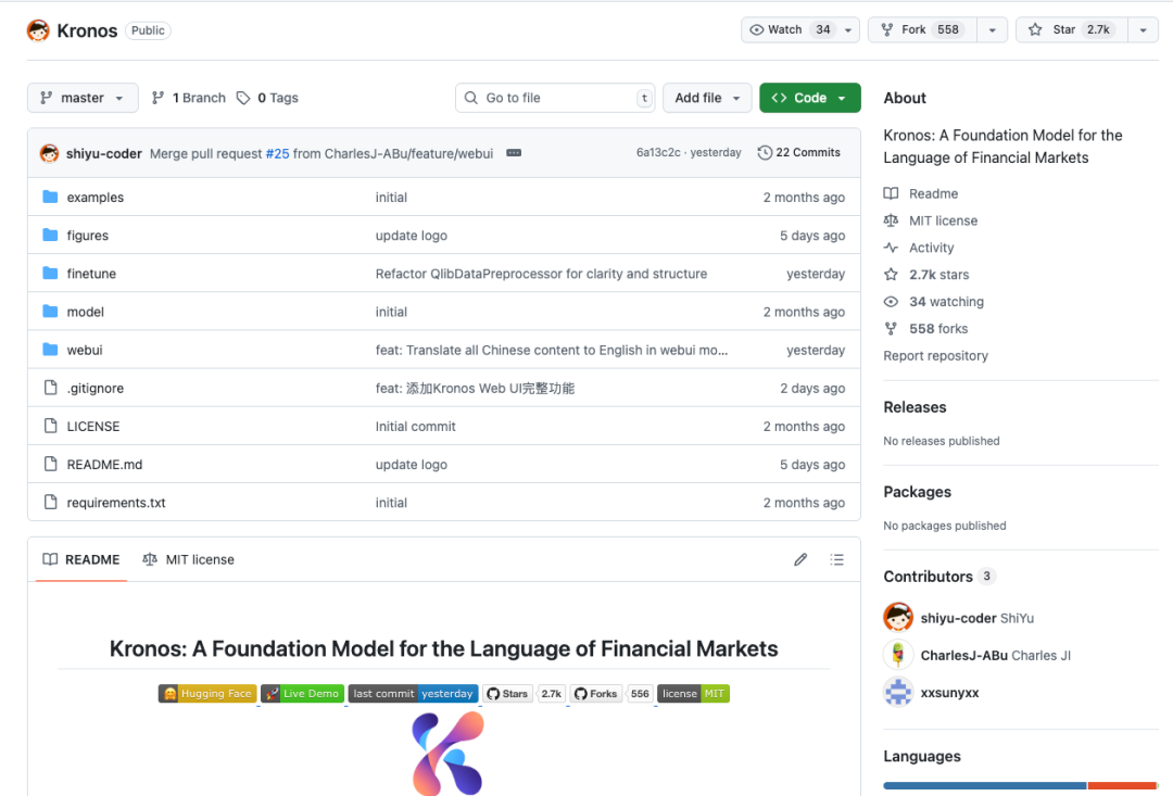 清华大学开源Kronos模型：AI解读K线规律，120亿数据训练，让机器替你看懂股市行情_kronos大模型官网首页-CSDN博客