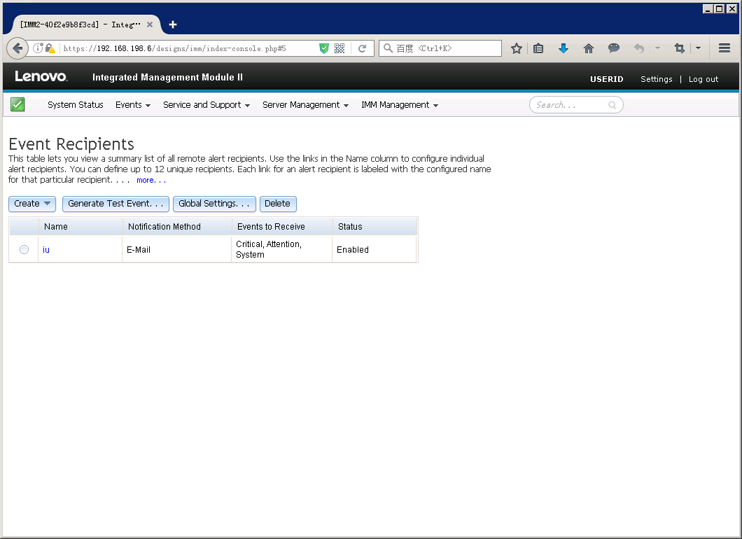 Integrated Management Module II (IMM2) 基本操作_联想服务器imm口-CSDN博客