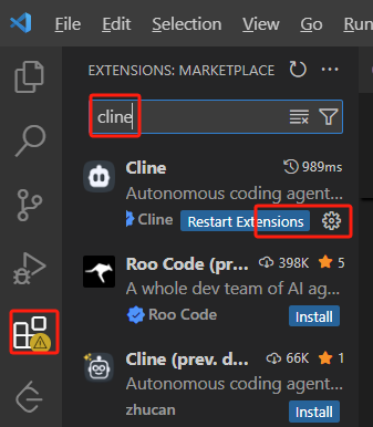 vscode 安装cline，添加自己的MCP服务器_vscode cline-CSDN博客
