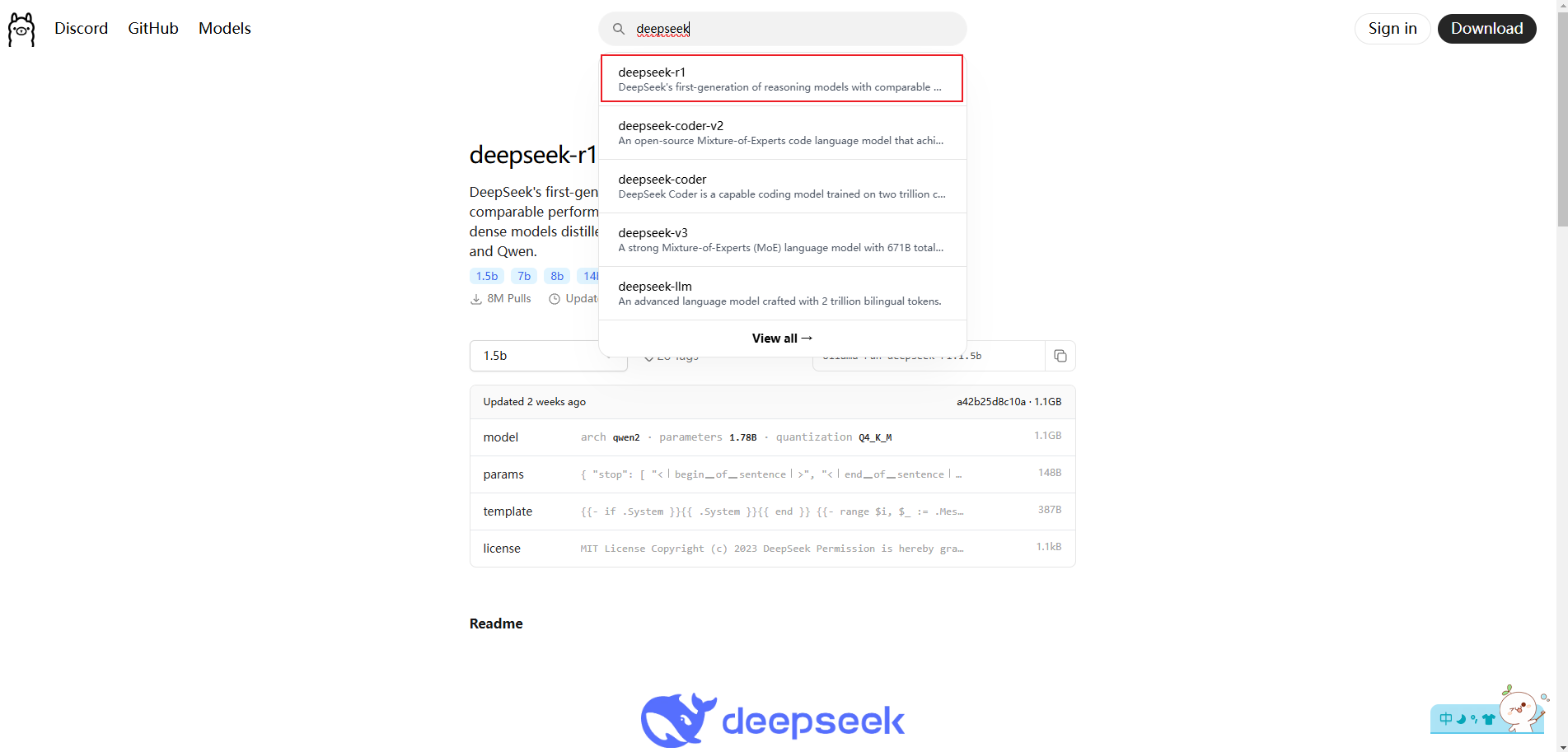 DeepSeek本地部署教程_deep seek默认端口-CSDN博客