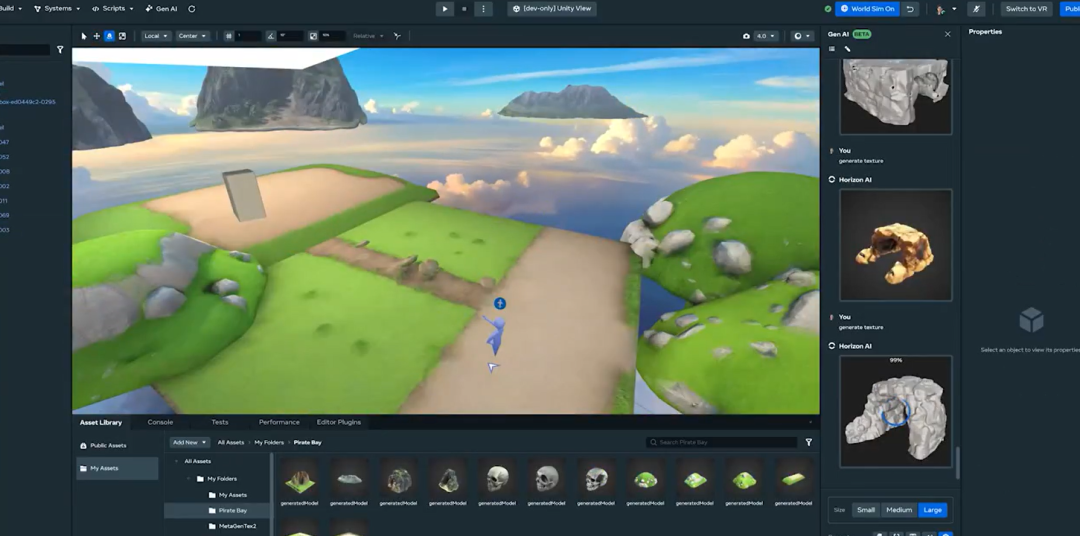 Meta发布简易版Unity，AI全面集成，AI一键生成3D模型+纹理+天空盒_meta 简易版 unity-CSDN博客