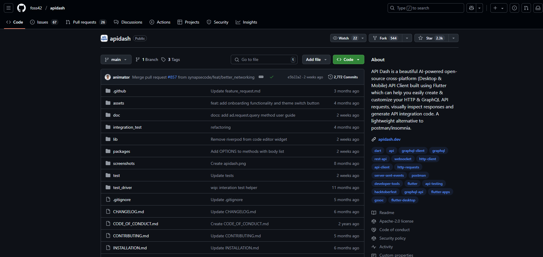 狂斩2.3K Star！丢掉Postman，这款开源API神器颜值与实力兼得，开发者必备！_api dash-CSDN博客