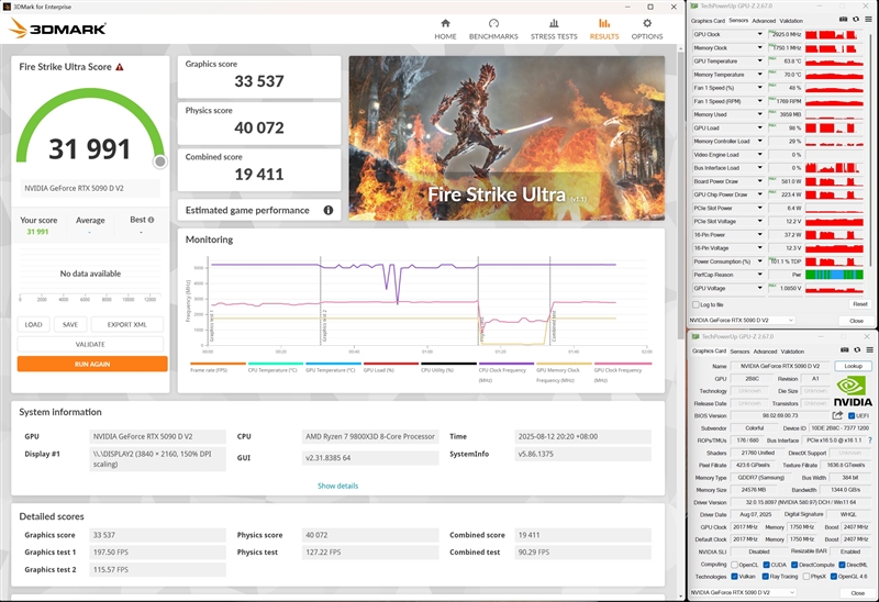 性价比甚至更强！七彩虹iGame RTX 5090 D v2 Vulcan OC 24GB首发评测：领先5080 50%-CSDN博客