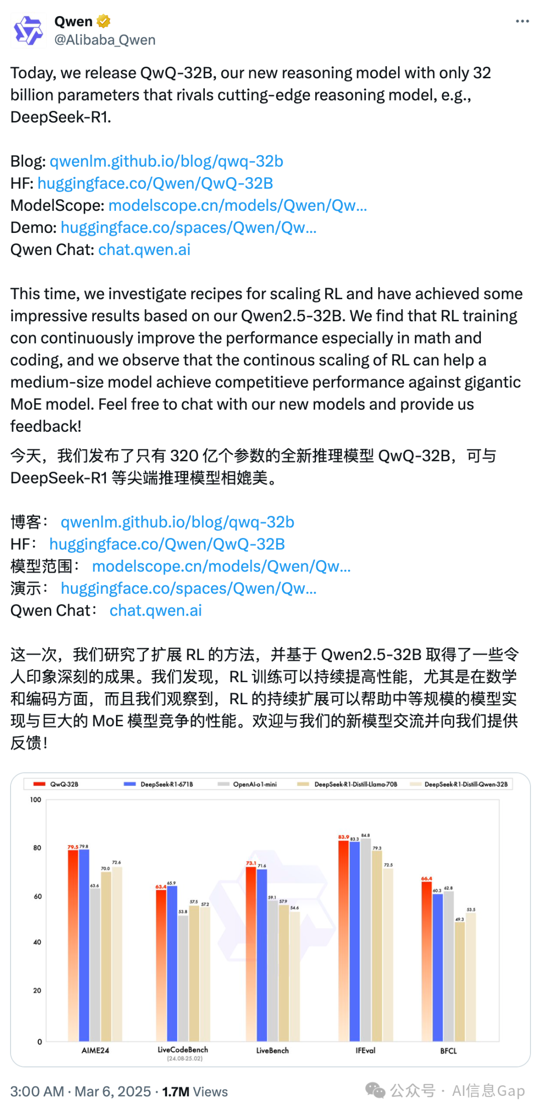 手把手教你本地部署QwQ-32B：轻松吊打DeepSeek-R1蒸馏版！大模型入门到精通，收藏这篇就足够了！_32b 各版本大模型排行-CSDN博客