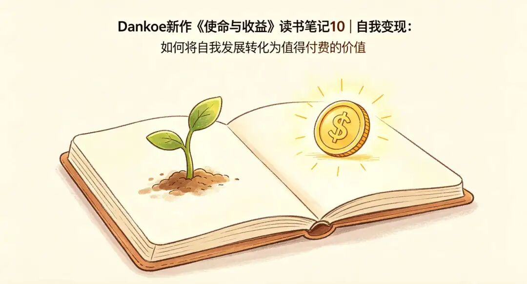 Dankoe新作《使命与收益》读书笔记10｜自我变现：如何将自我发展转化为值得付费的价值_dankoe 飞书-CSDN博客