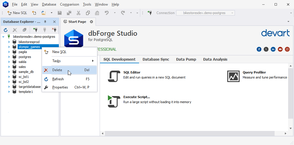 dbForge Studio for PostgreSQL更新至v3.2，新增大量智能数据生成器等-CSDN博客