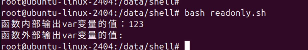 Shell 脚本系统学习 第 10 篇：readonly 只读变量详解_shell readonly变量-CSDN博客