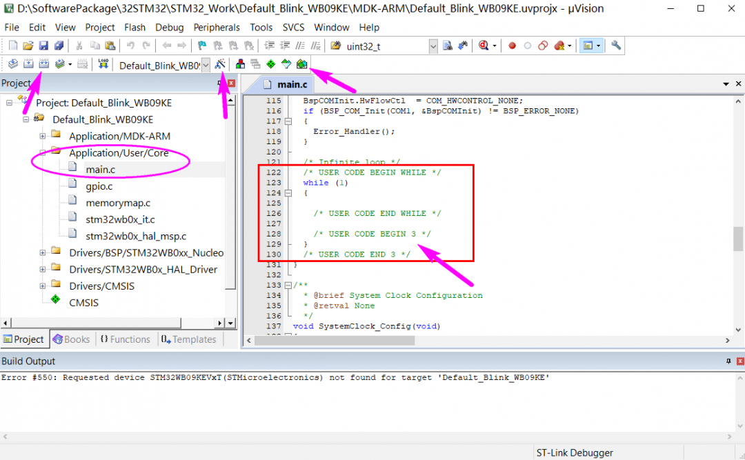 [STM32WB]【STM32WB09KE测评】简介、工程测试_nucleo-wb09ke-CSDN博客