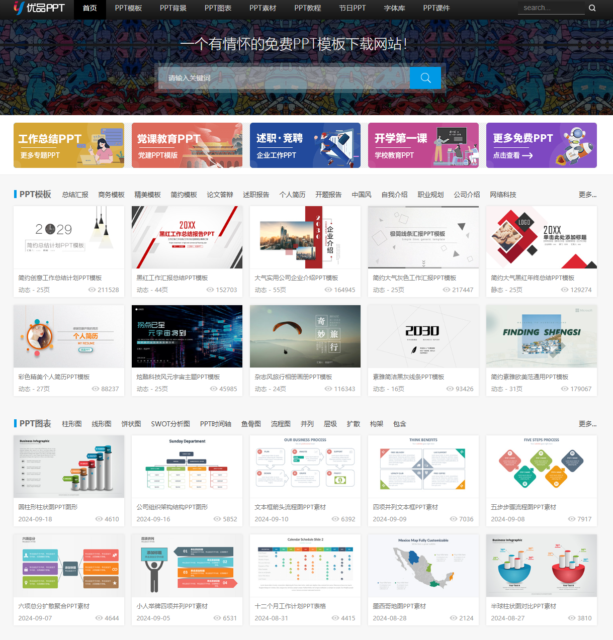 免费PPT模板素材下载-CSDN博客