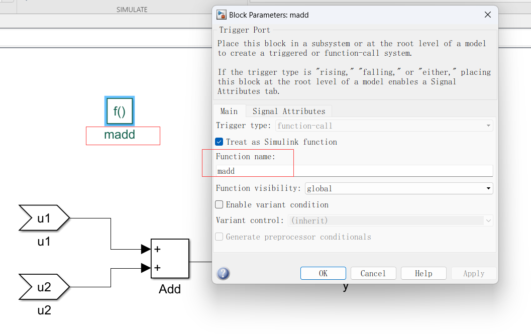 实例讲解Simulink的Simulink Function模块-CSDN博客