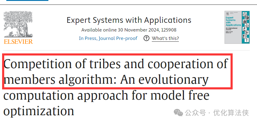 2024年11月一区SCI-部落竞争与成员合作优化算法CTCM-附Matlab免费代码_ctcm算法-CSDN博客
